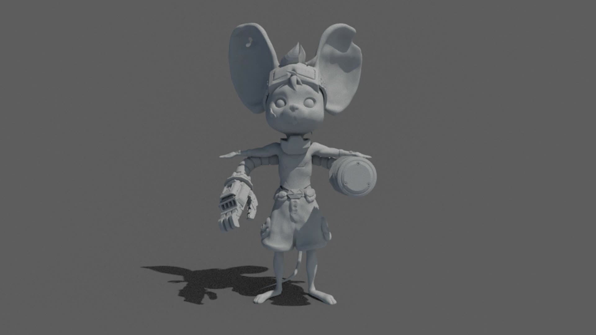 ArtStation - Zbrush character modeling + WIP turntable