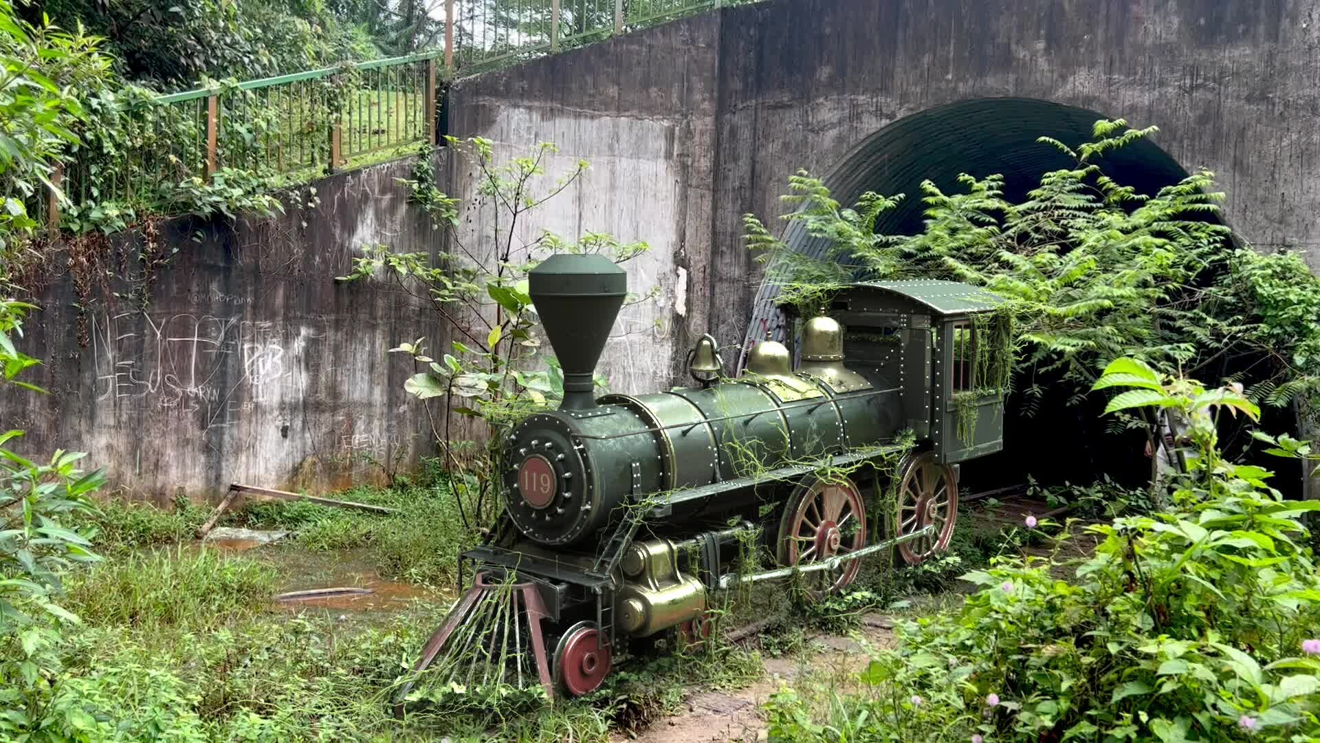 ArtStation - Realistic Abandoned Locomotive Train in Singapore