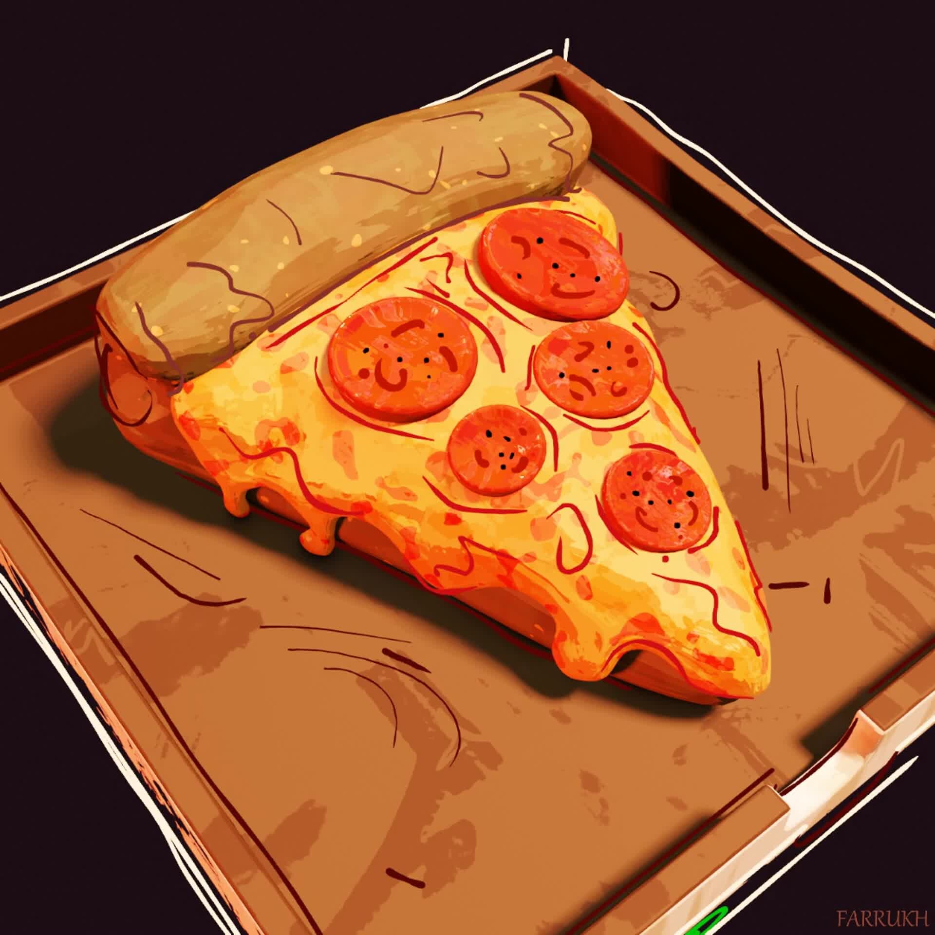 ArtStation - Pizza Stylized