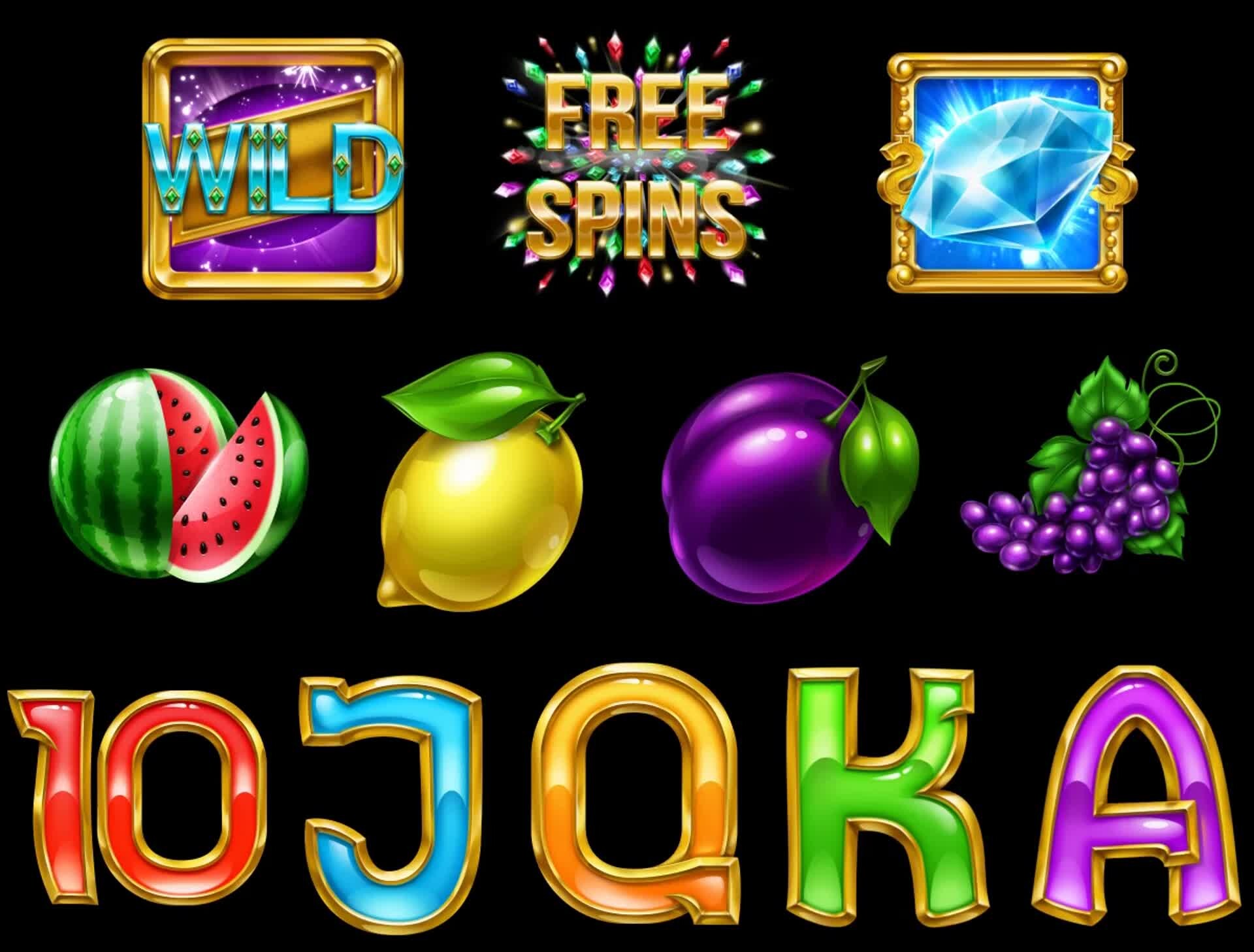 ArtStation - Slot characters motion design for the Fruits casino game