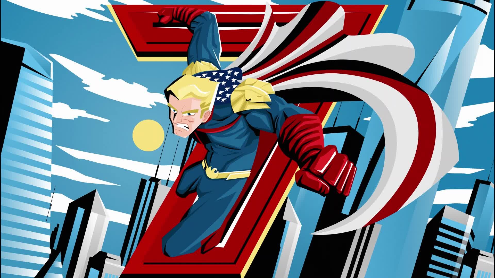 ArtStation - Homelander american hero - Fan art - The Boys