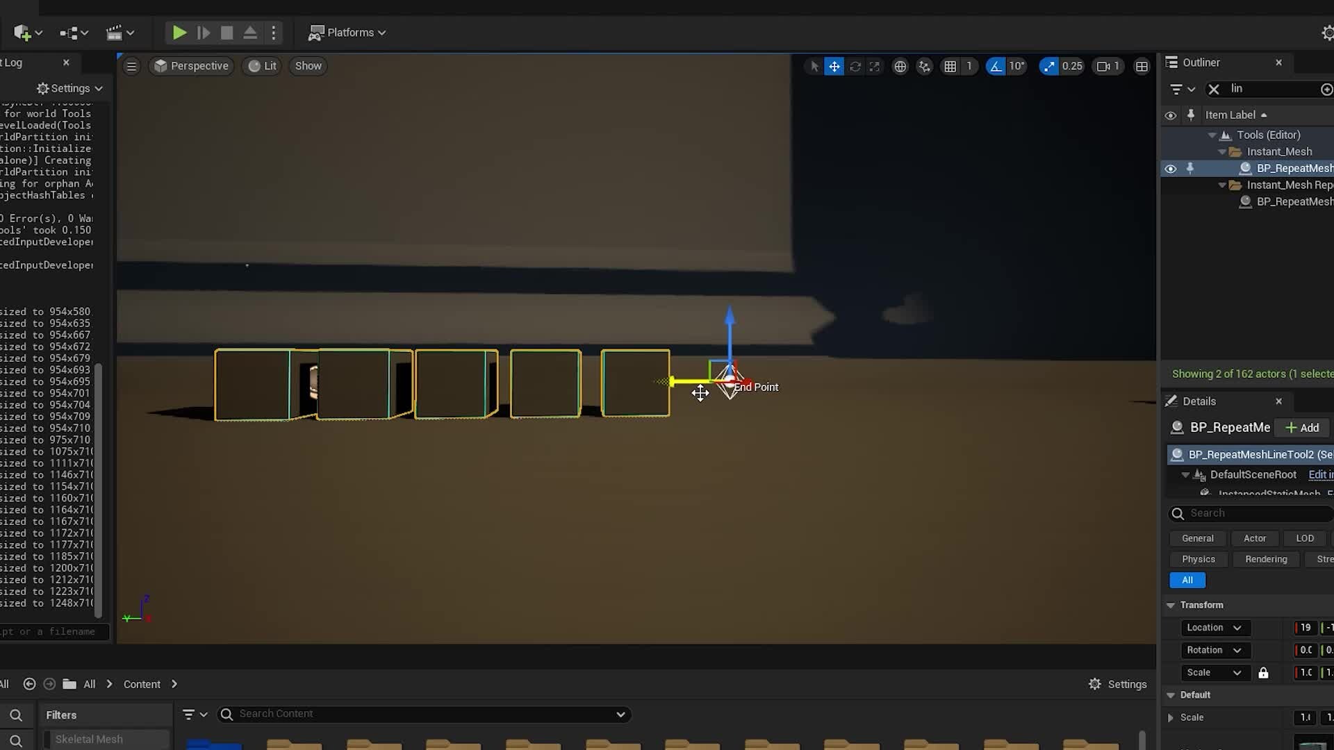 ArtStation - UE Blueprints - Mesh Repeater Tool
