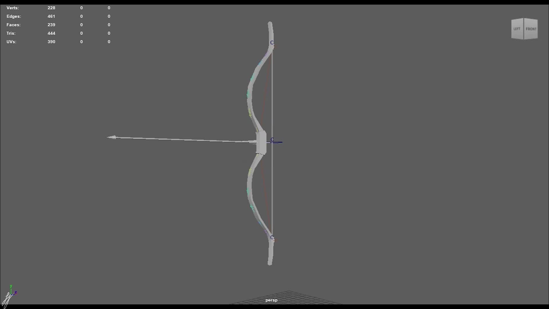 ArtStation - BOW TEXTURE + RIG + ANIMATION