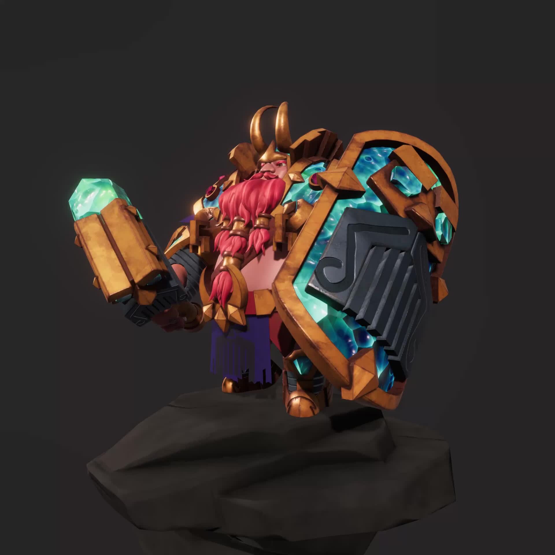ArtStation - 3D Stylized Game Ready Dwarf Character
