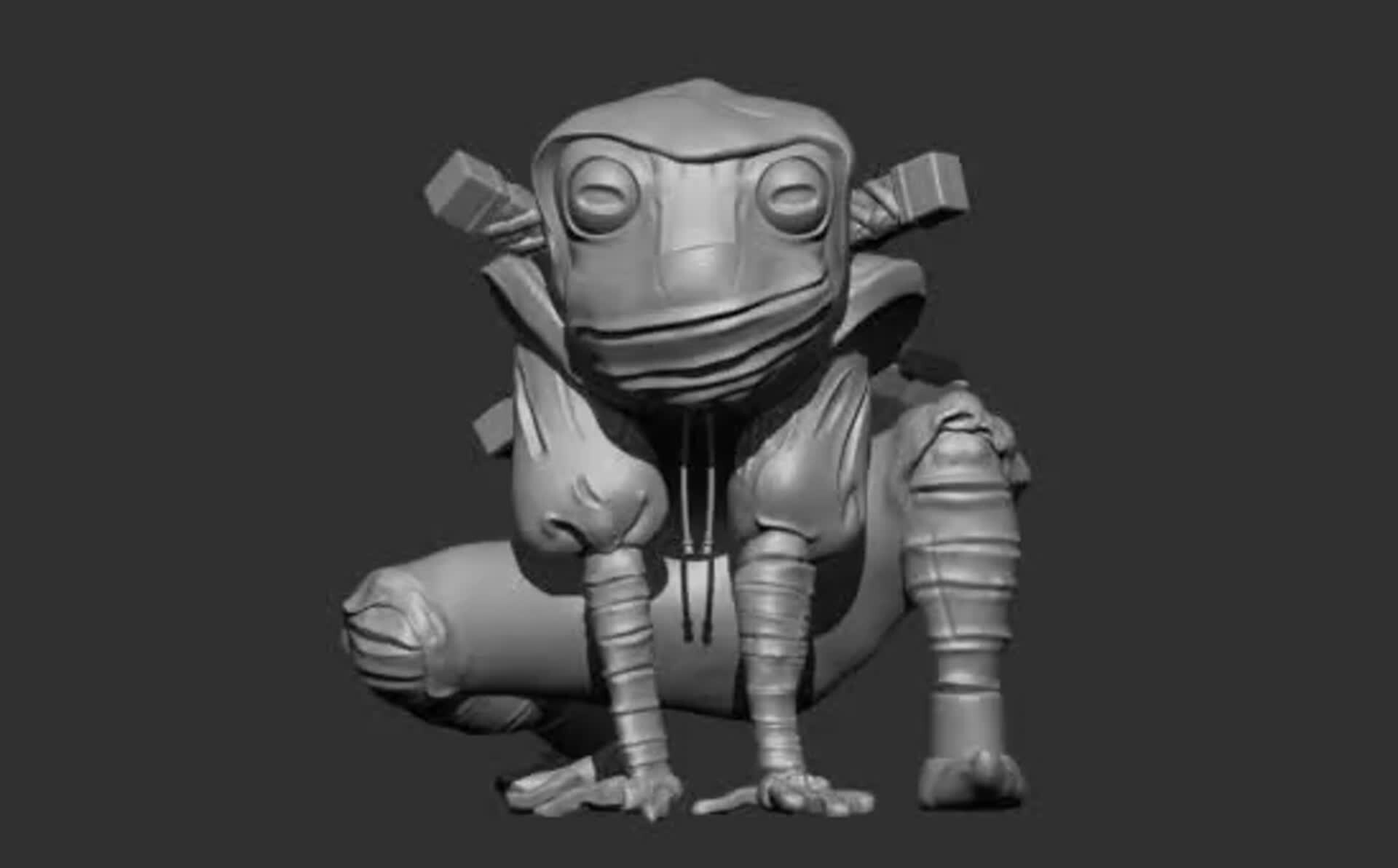ArtStation - [WIP] Frog Ninja