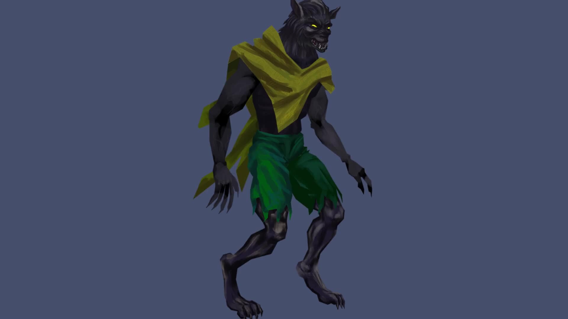 ArtStation - Spine animation - Wolfman