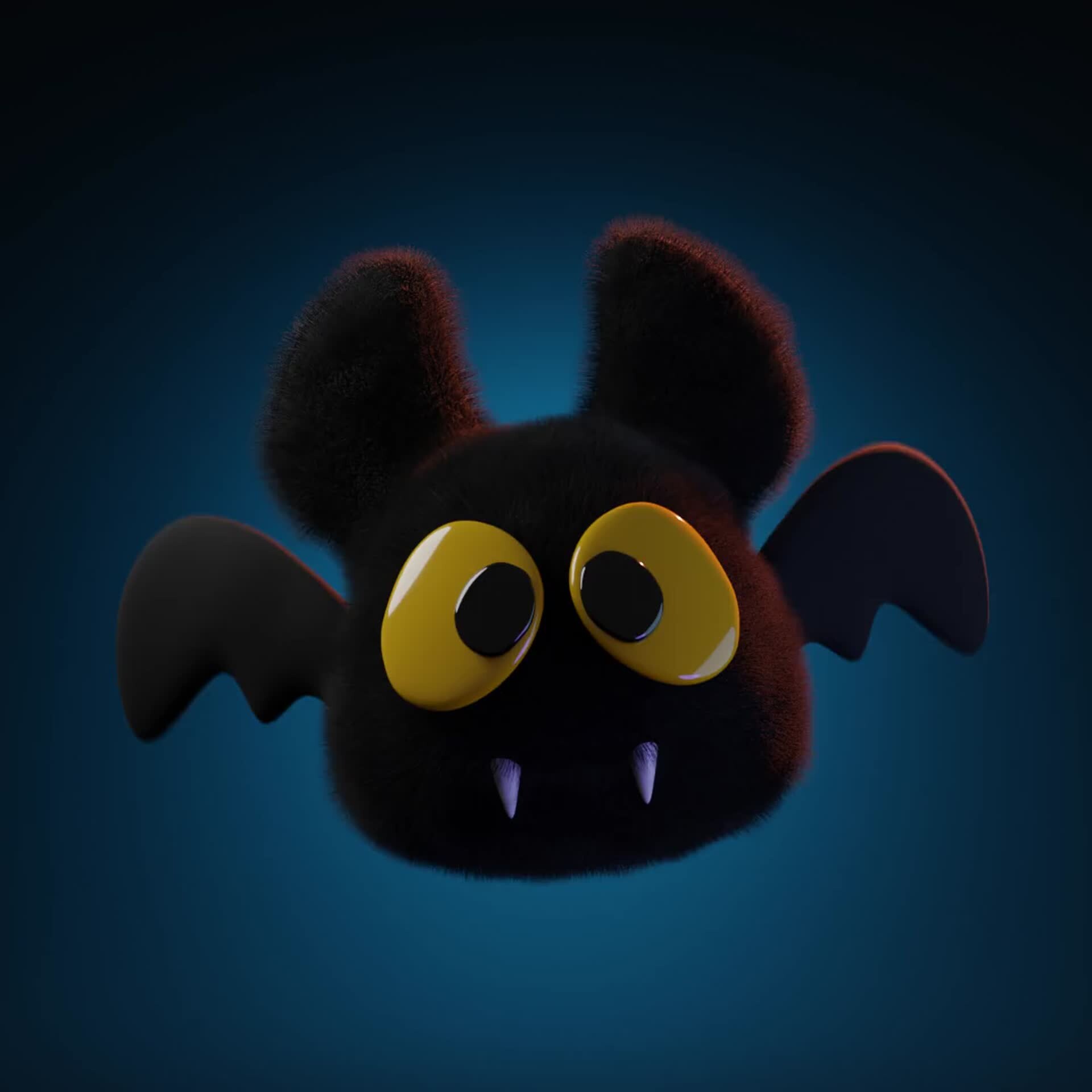 ArtStation - Fluffy Bat