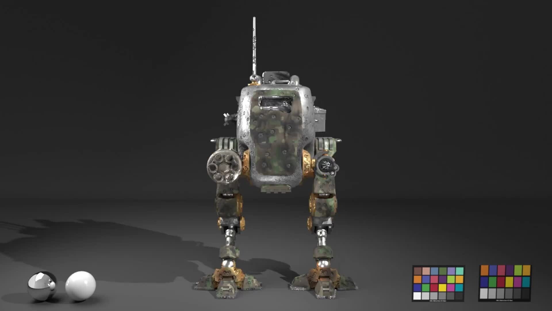 ArtStation - Look development_Robot