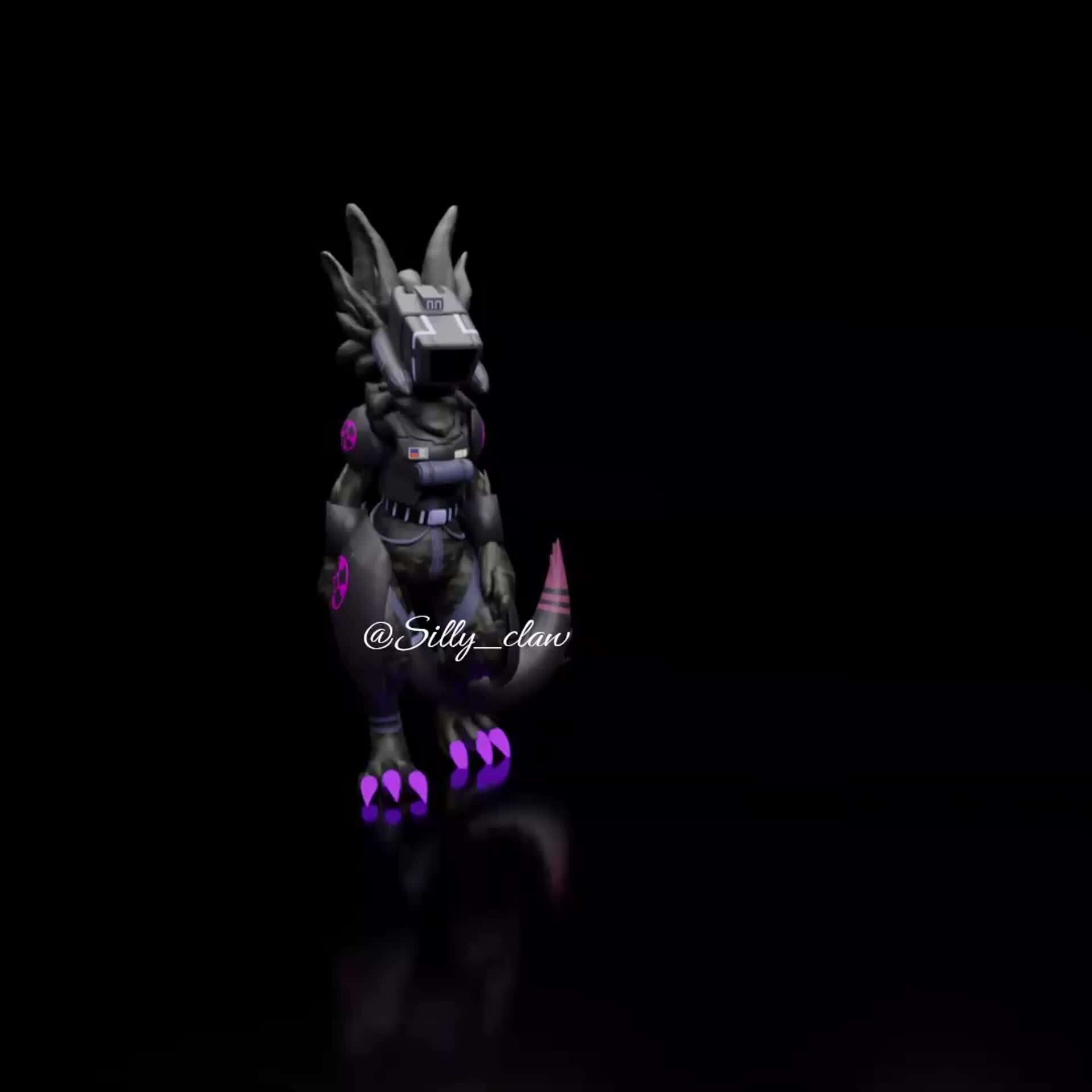 ArtStation - Protogen VRCHAT Avatar Animation