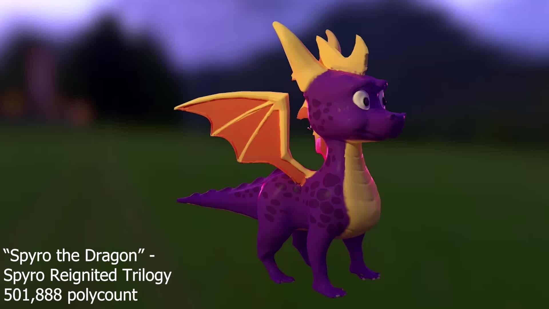ArtStation - Spyro Fan Art 3D Model