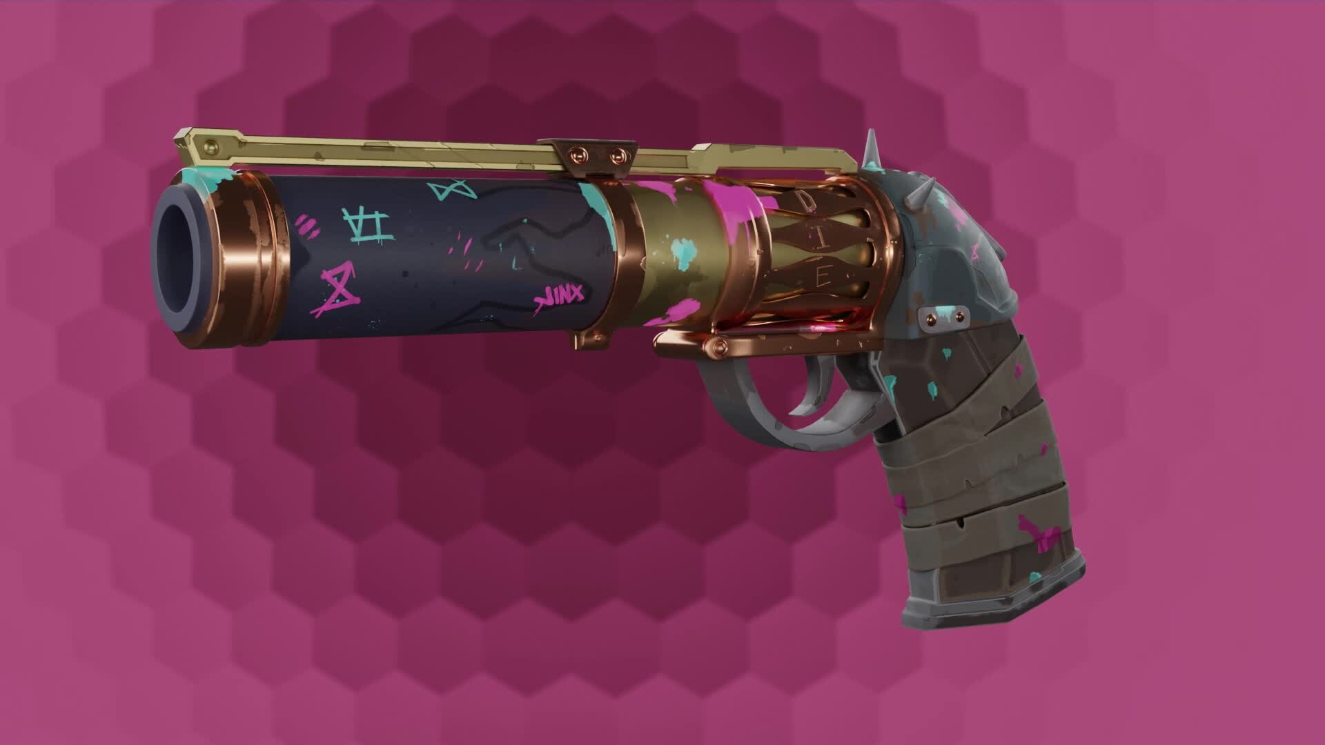 ArtStation - Arcane Jinx's Gun- Valorant Sheriff