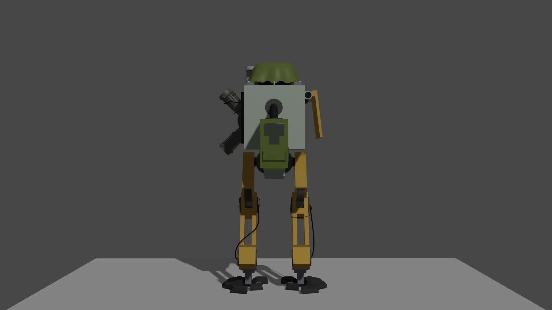 ArtStation - Bipedal Robot Model