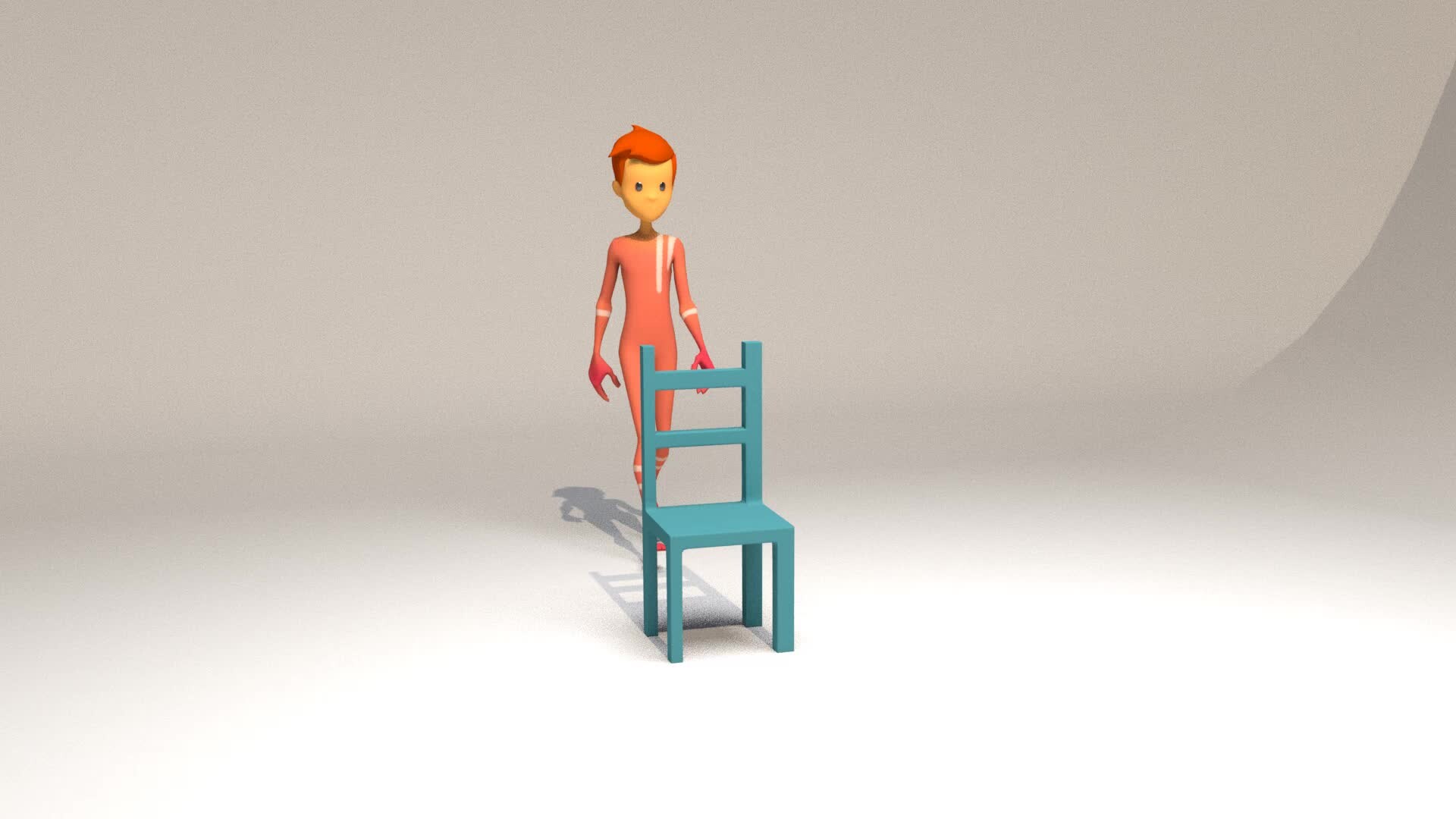 ArtStation - Sitting on a chair Animation