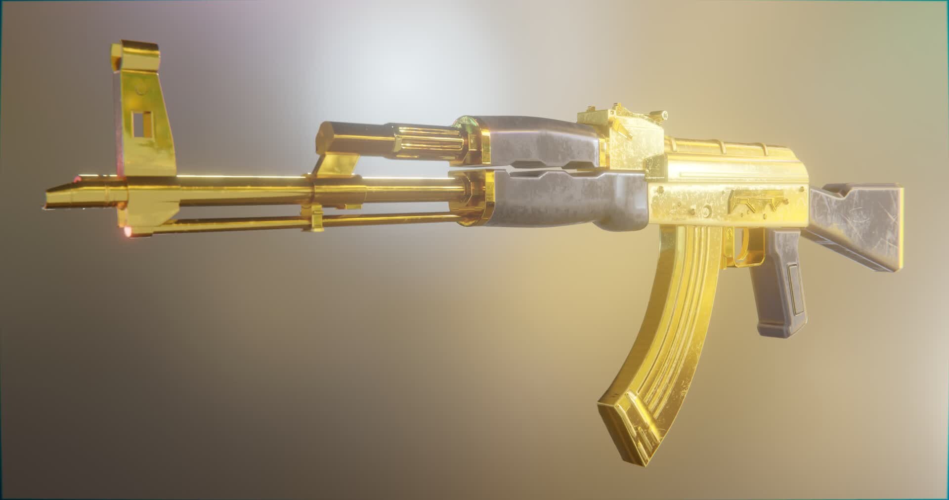 ArtStation - Golden AKM Imitate The finals style