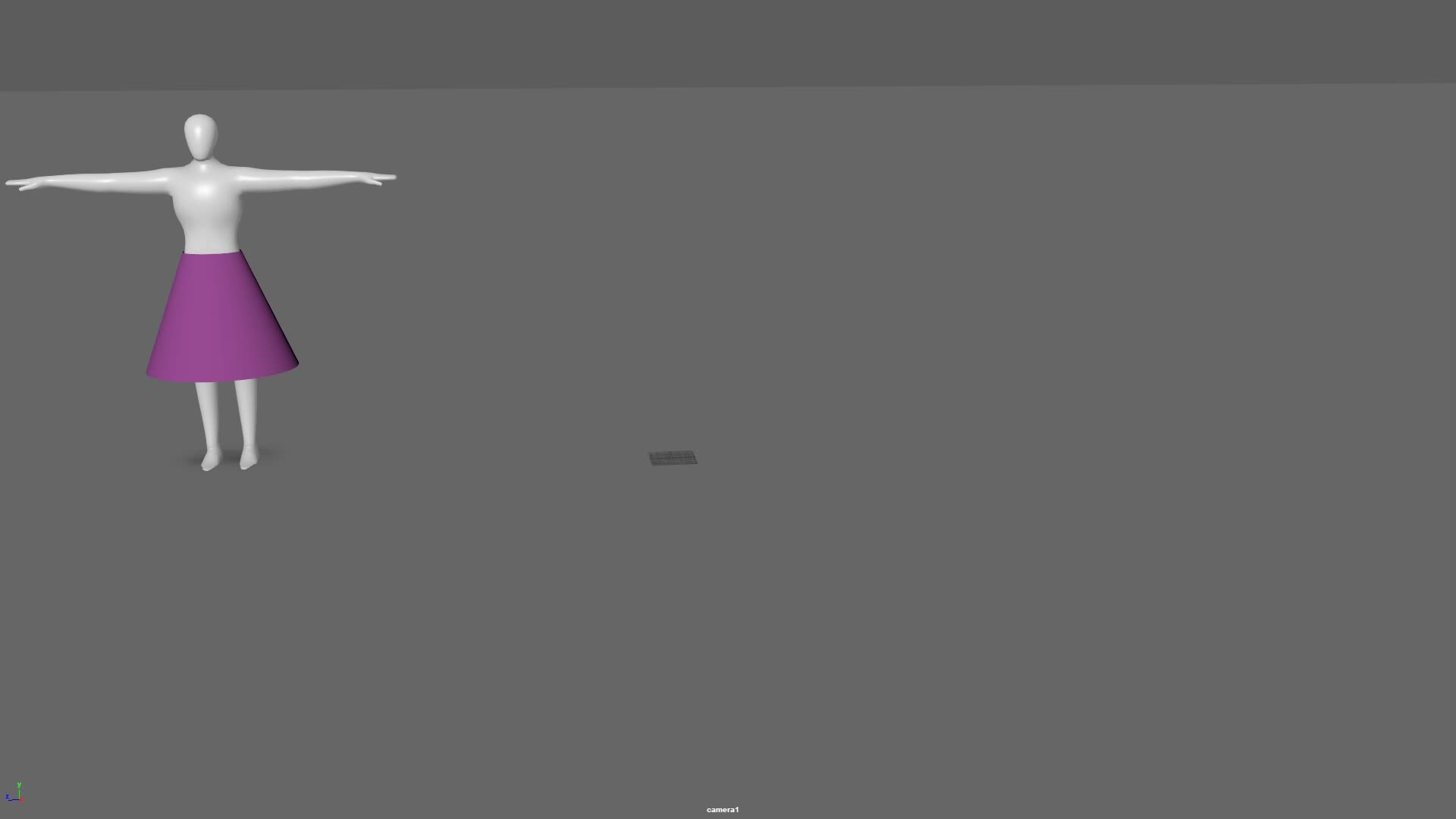 ArtStation - Cloth_Simulation (Skirt)