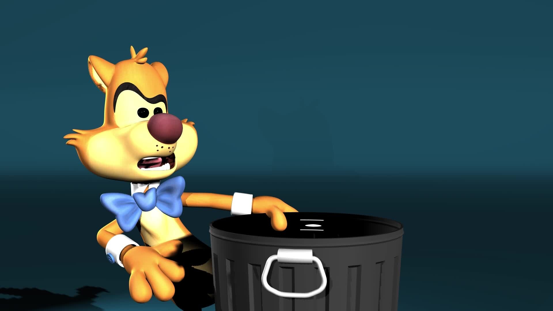 ArtStation - Mr. Buttons finds the trash