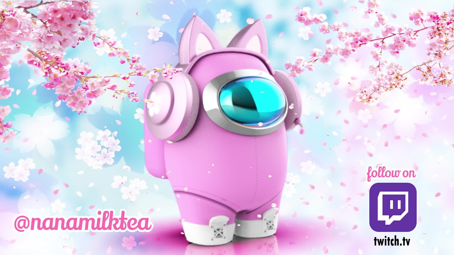 ArtStation - Amogus Stream Saver - Nana Milktea