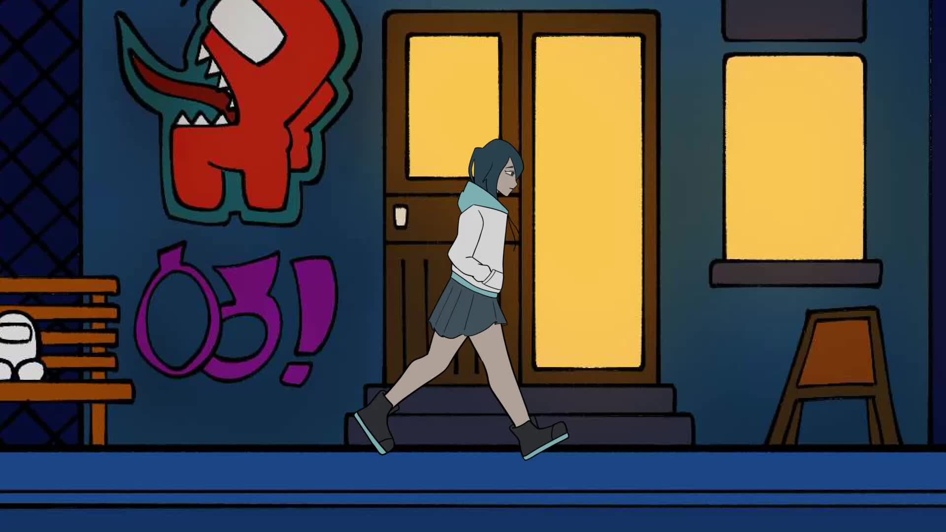 ArtStation - 2D Walk Cycle Animation