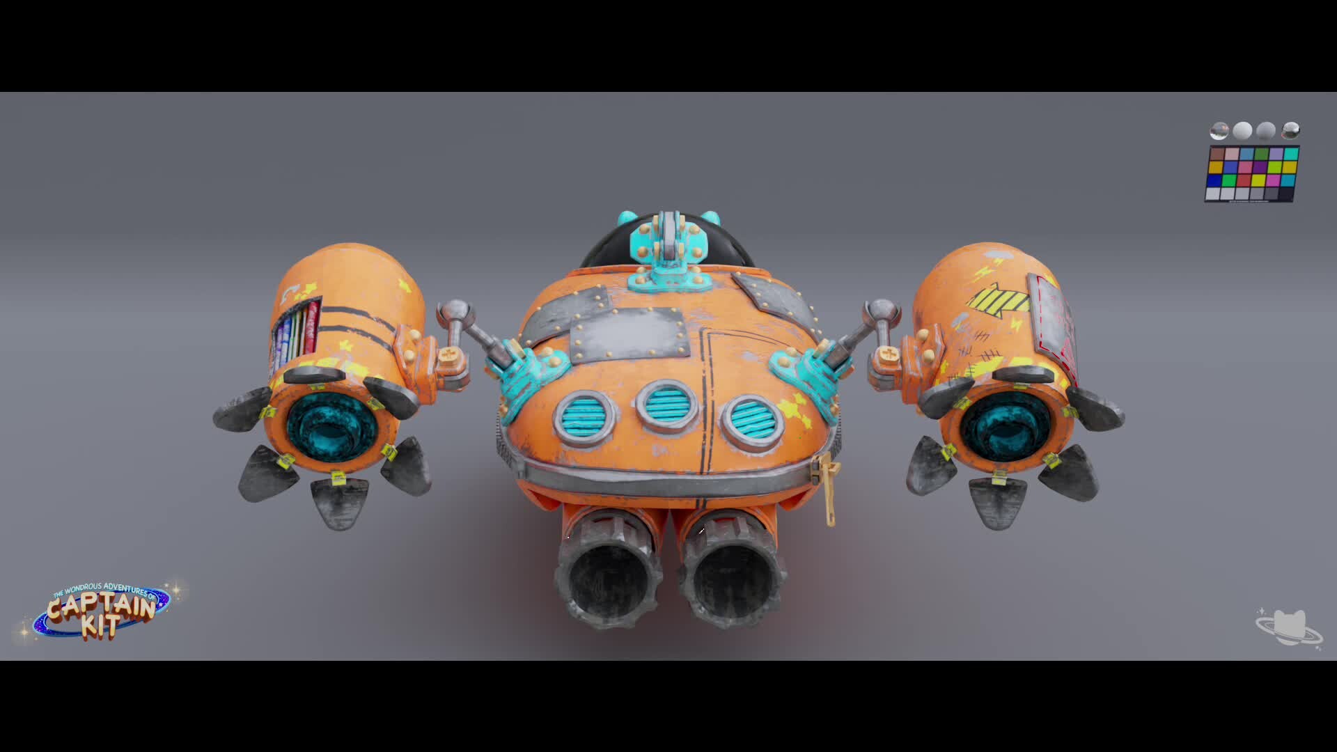 ArtStation - SPACESHIP - THE WONDROUS ADVENTURES OF CAPTAIN KIT