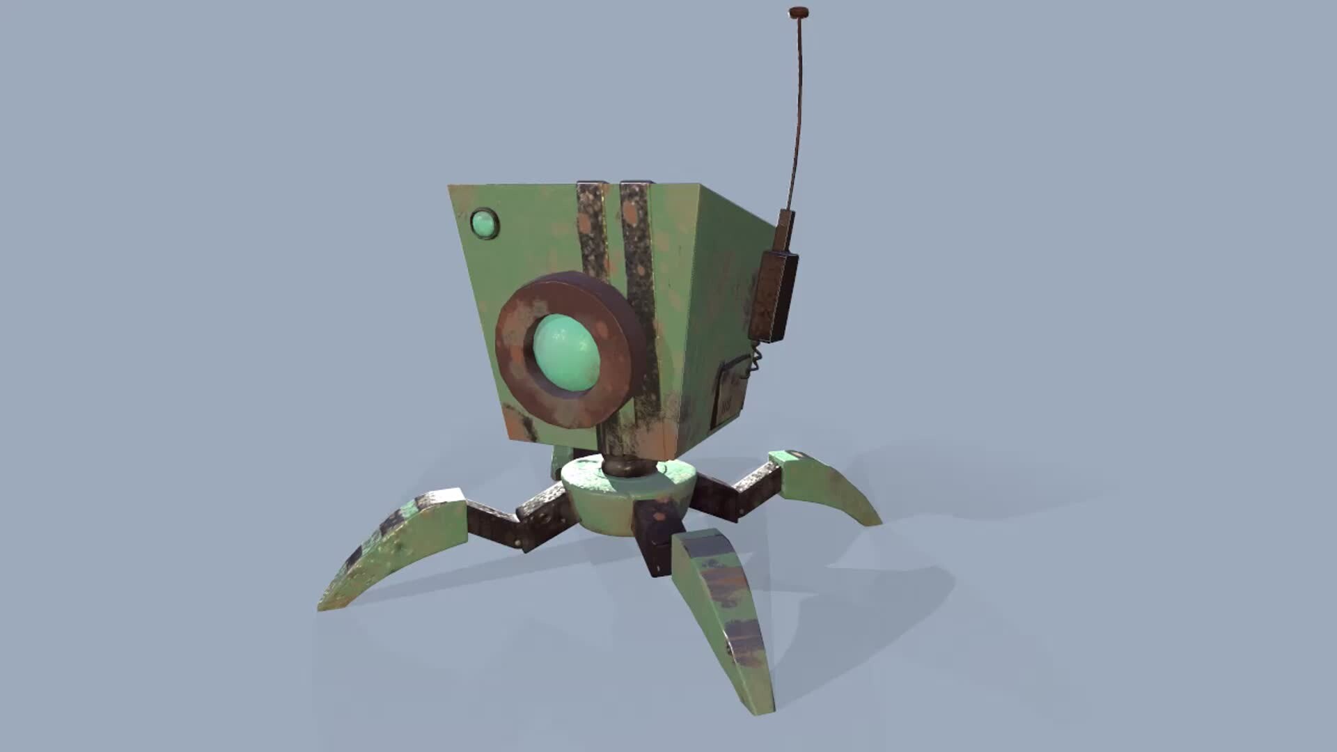 ArtStation - Blue robot