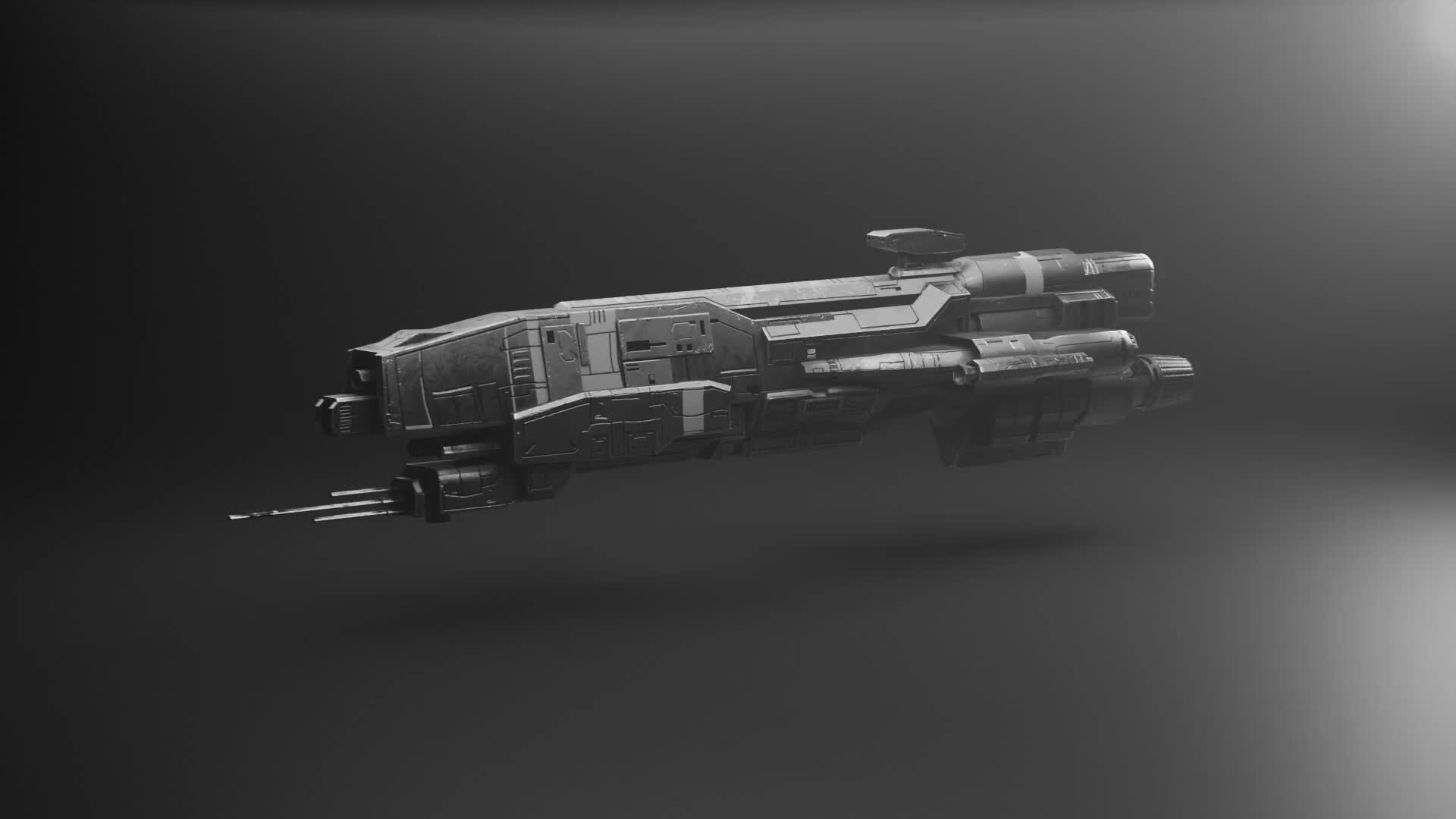 ArtStation - Spaceship Version 6 ( Uv Mapping And Texturing)