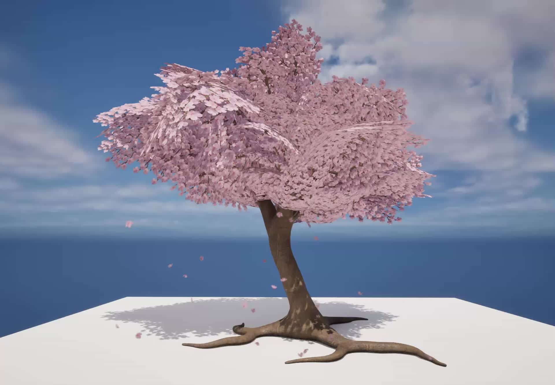ArtStation - Game-Ready Sakura Tree┃Unreal Engine 5.3