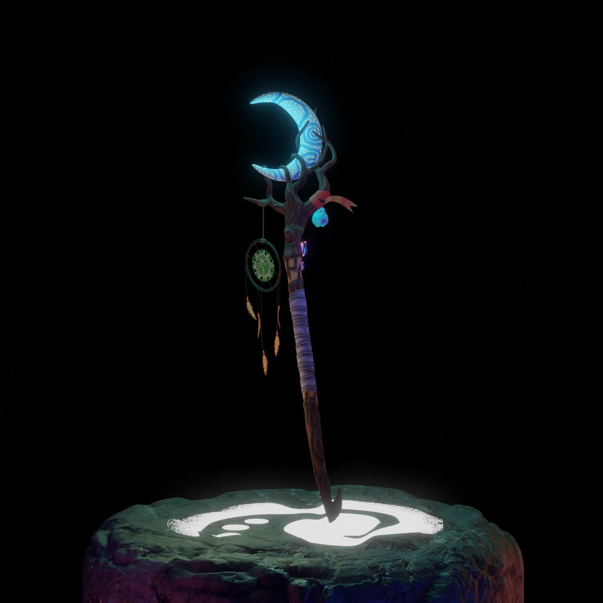 ArtStation - Moon staff "ilu universe"
