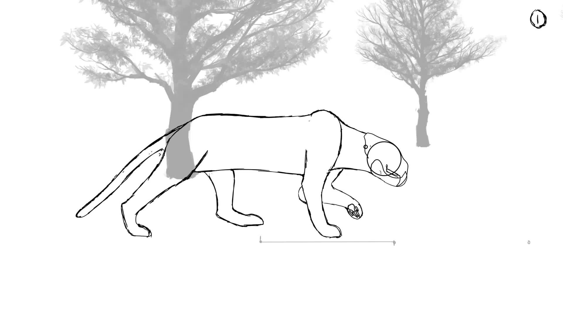 ArtStation - Panther Walk Cycle (WIP)