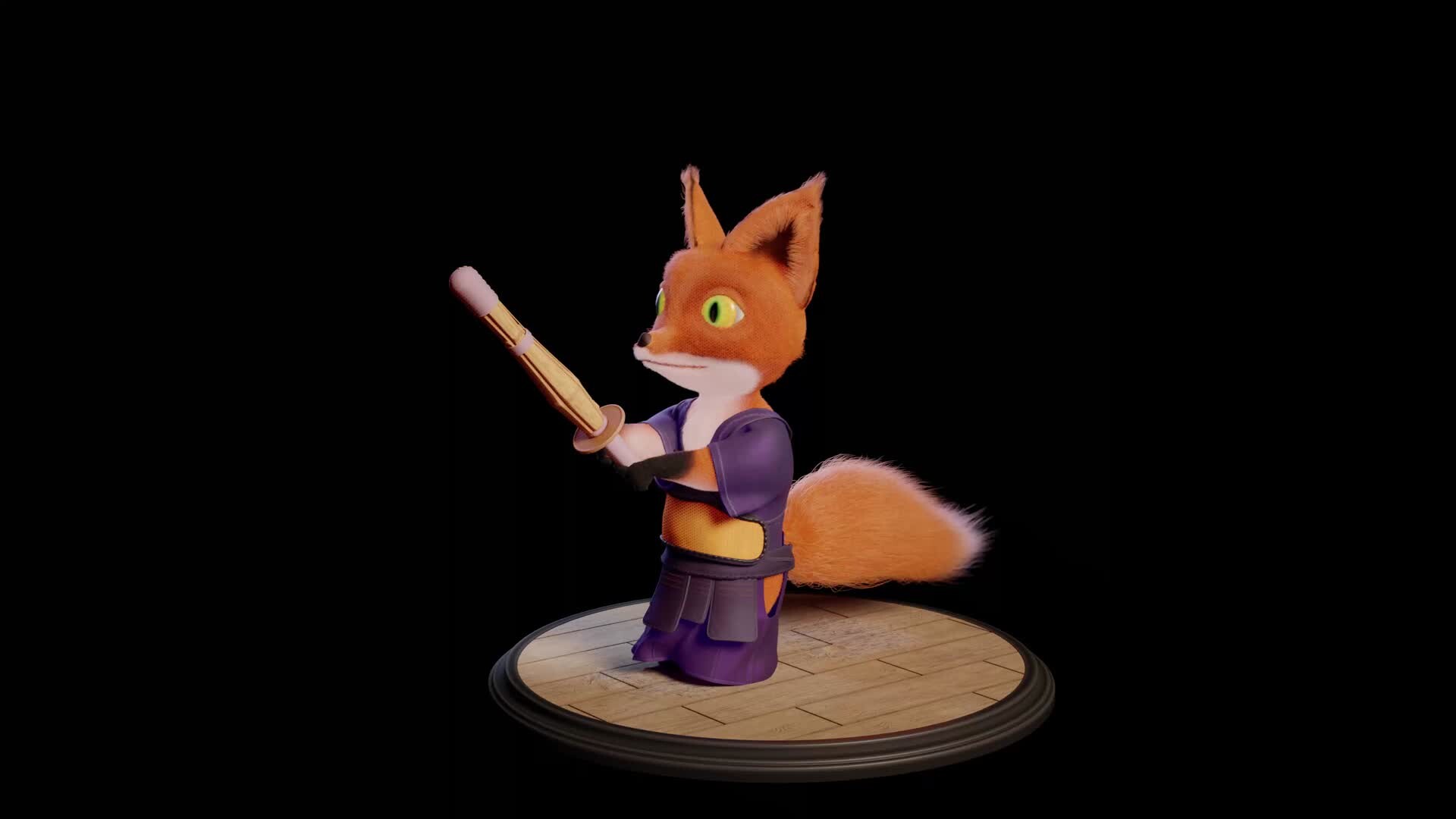 ArtStation - Fox Training