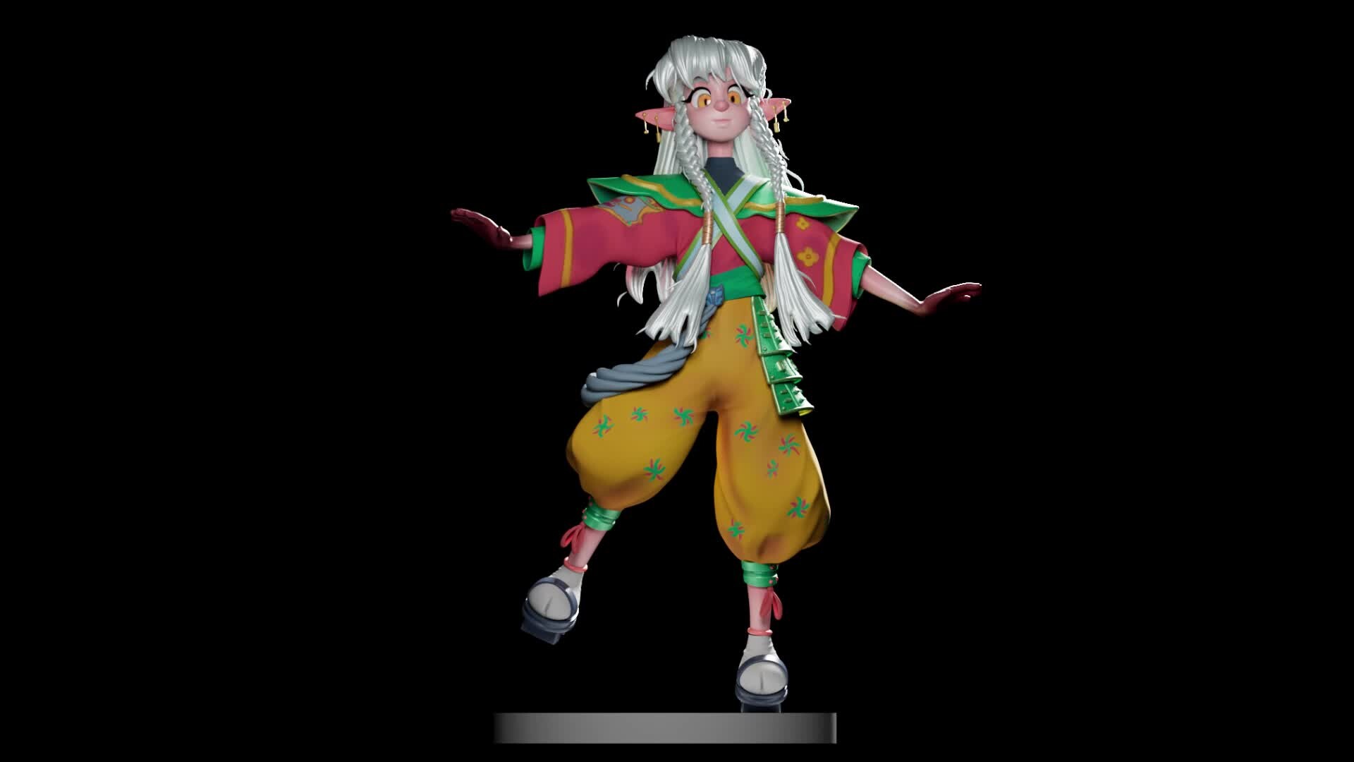 ArtStation - Cin 3D character model