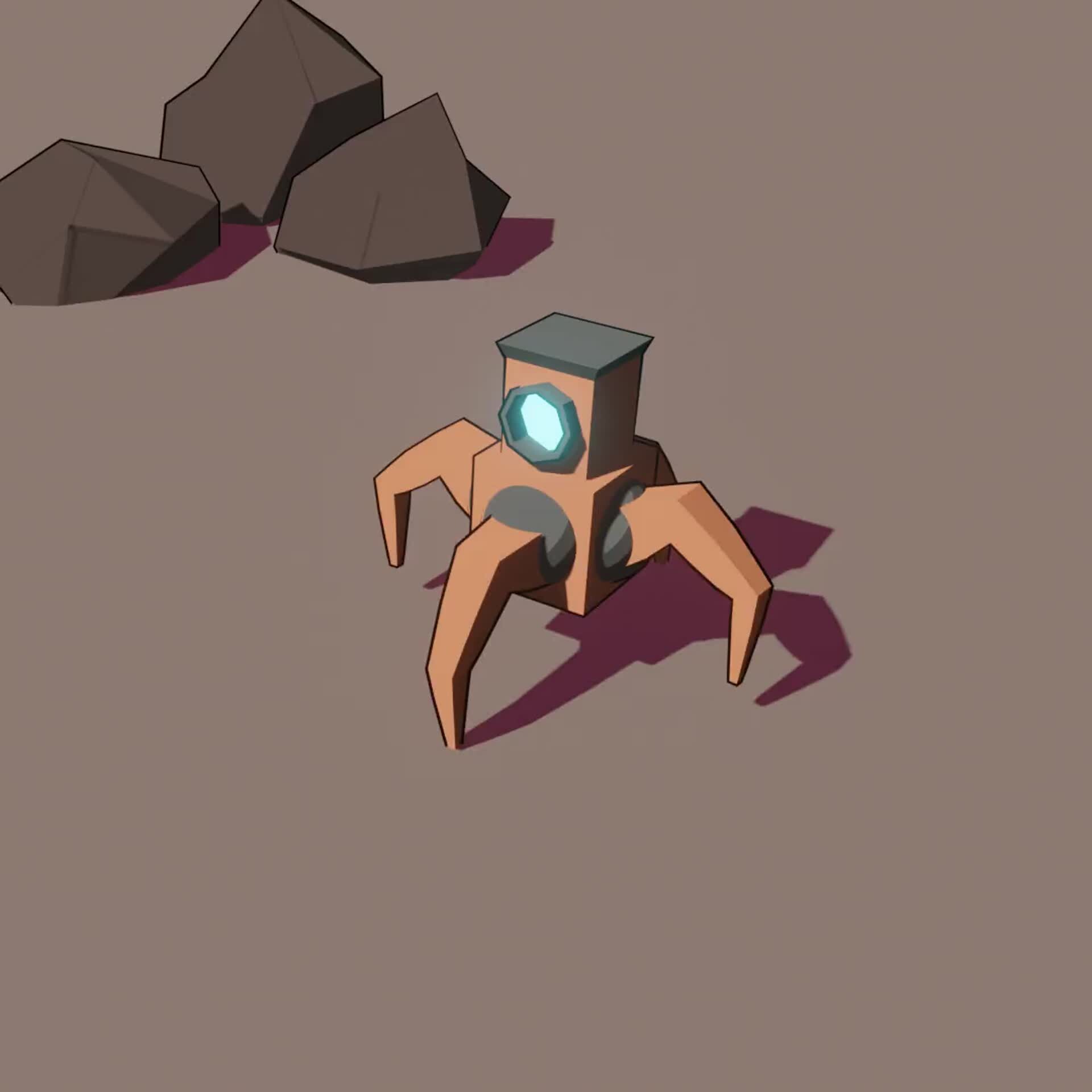 ArtStation - Robot Walk Animation