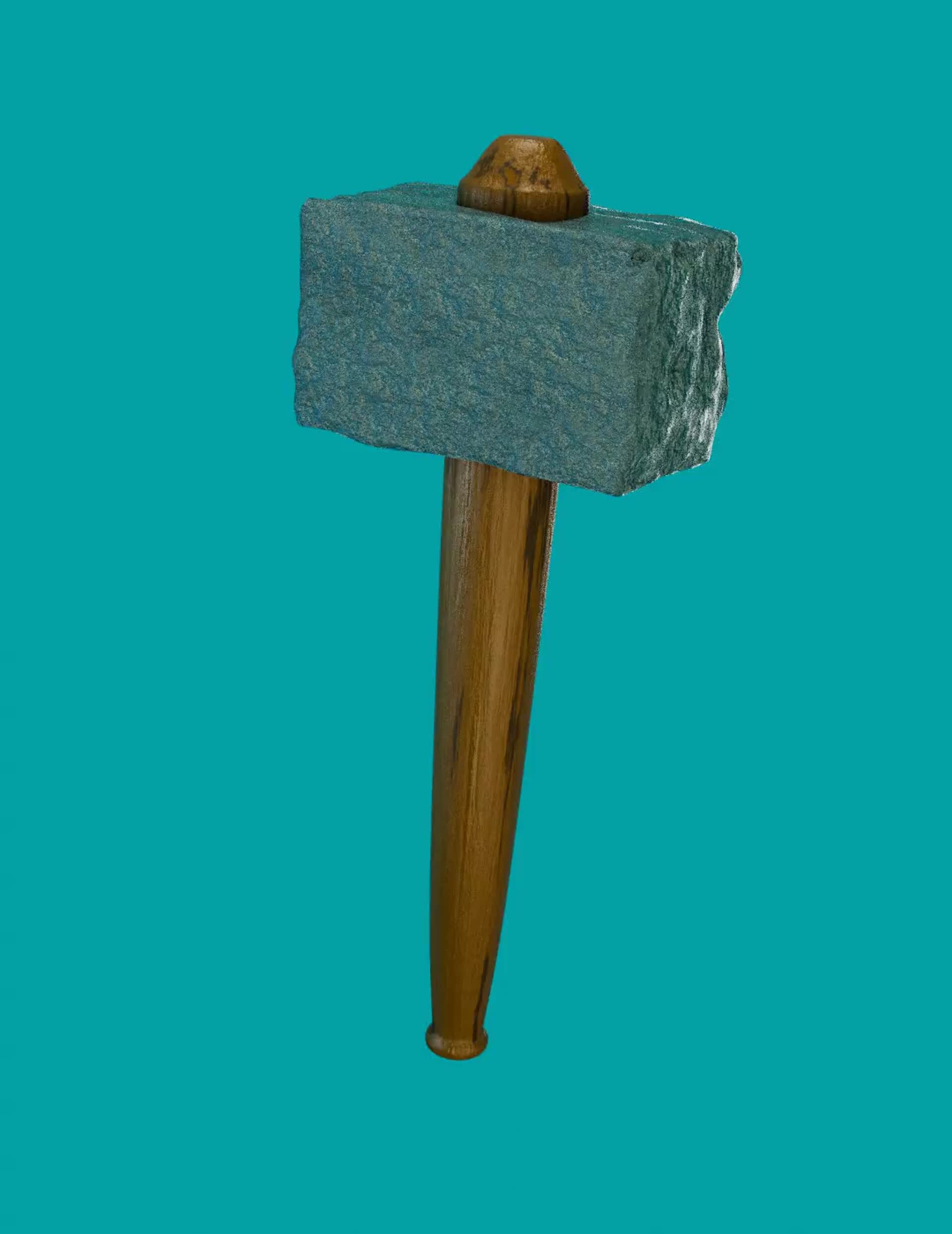 ArtStation - Simple Stone Hammer