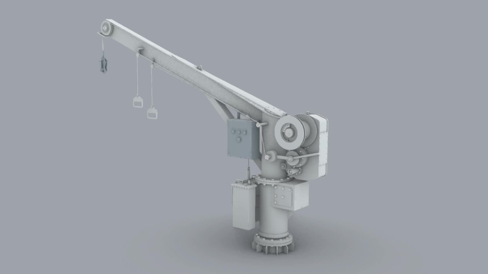 ArtStation - Eo Lifesaving Davit