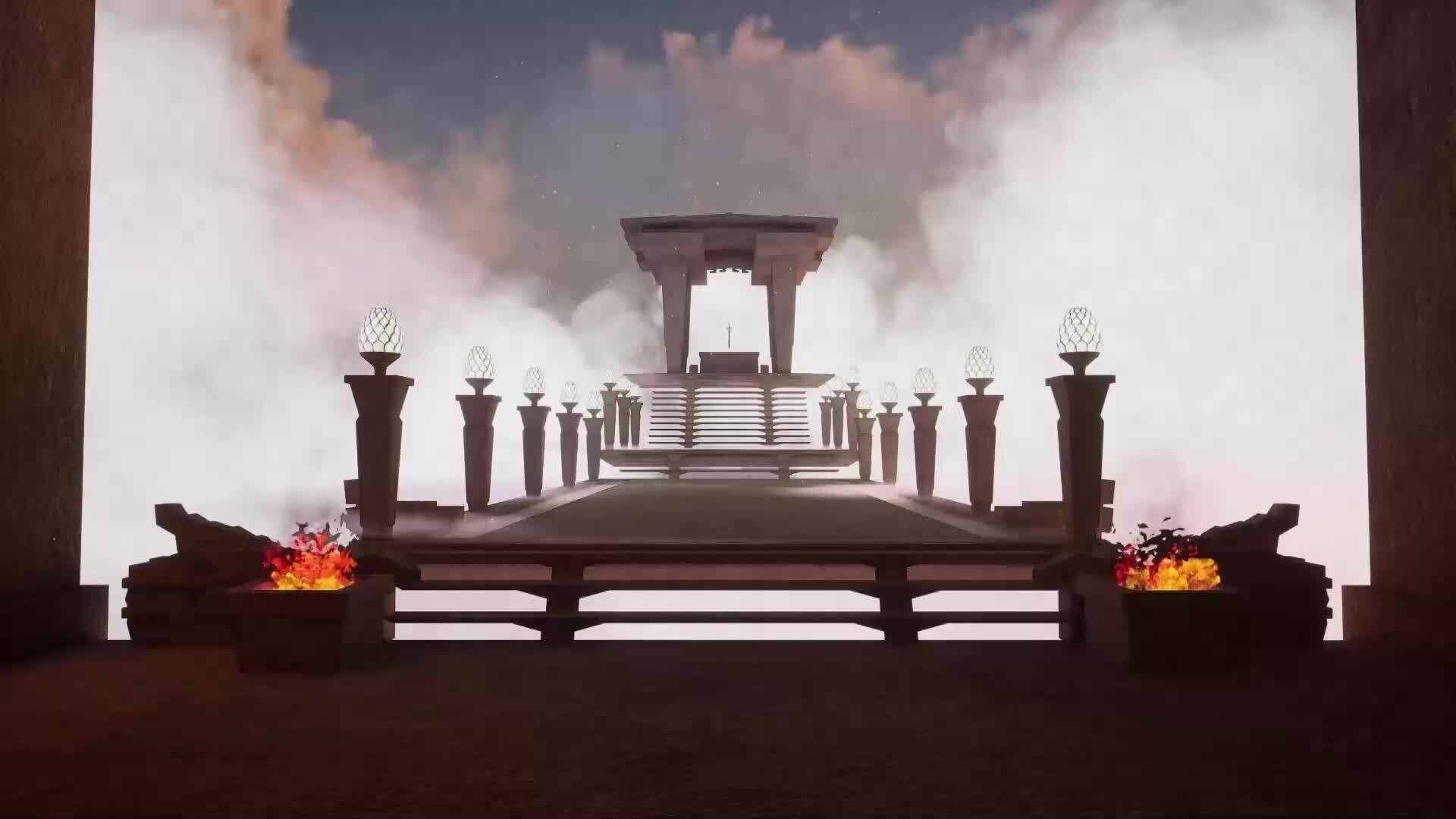 ArtStation - The Master Sword in the sky temple