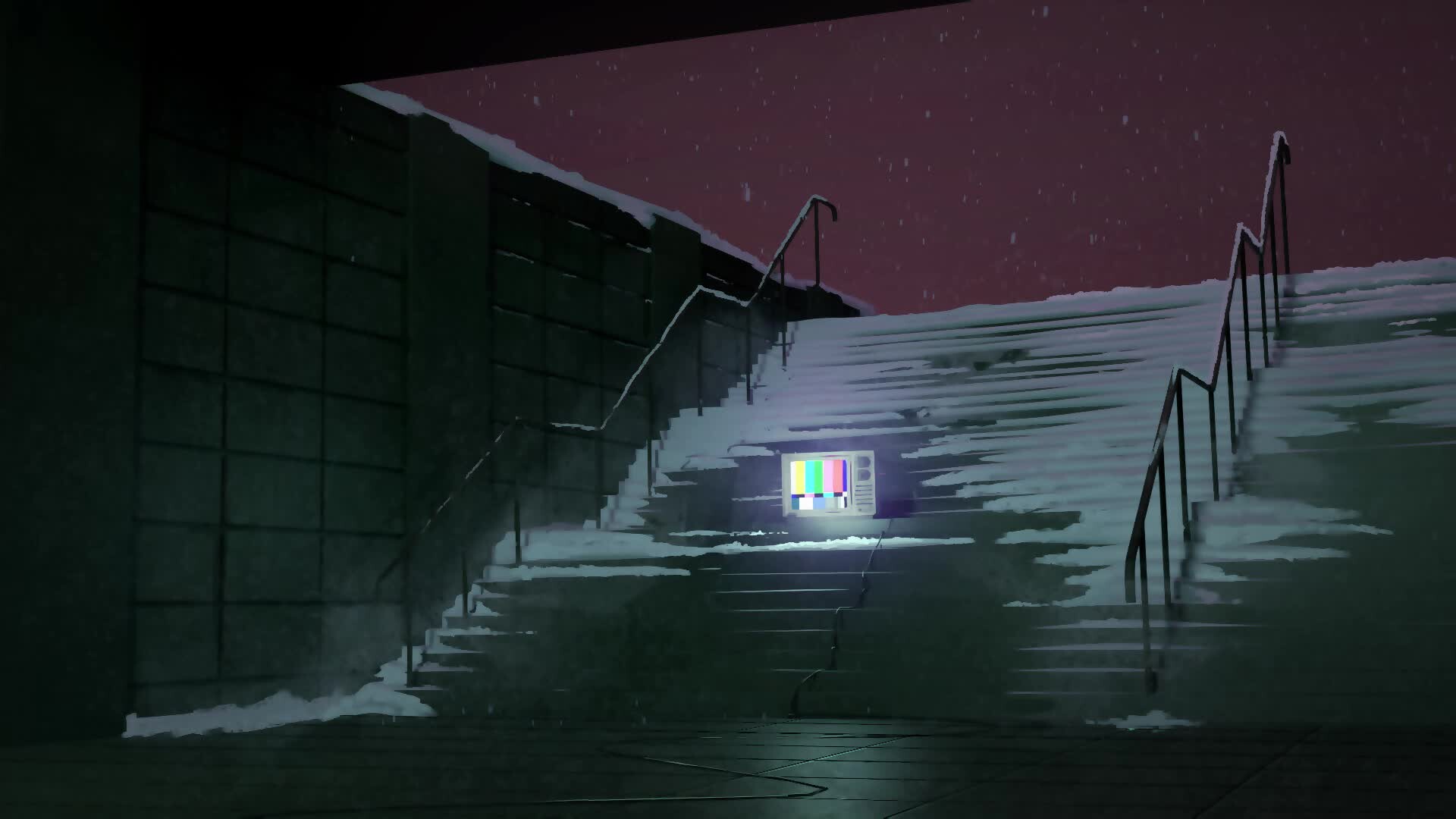 ArtStation - Snowy night