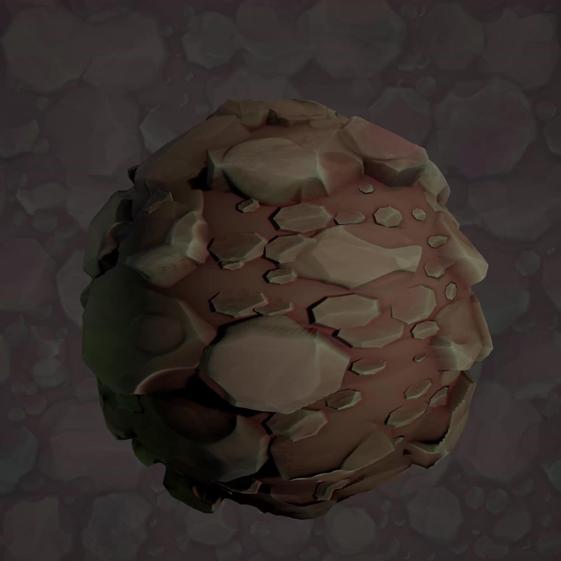 ArtStation - SD风格化岩石