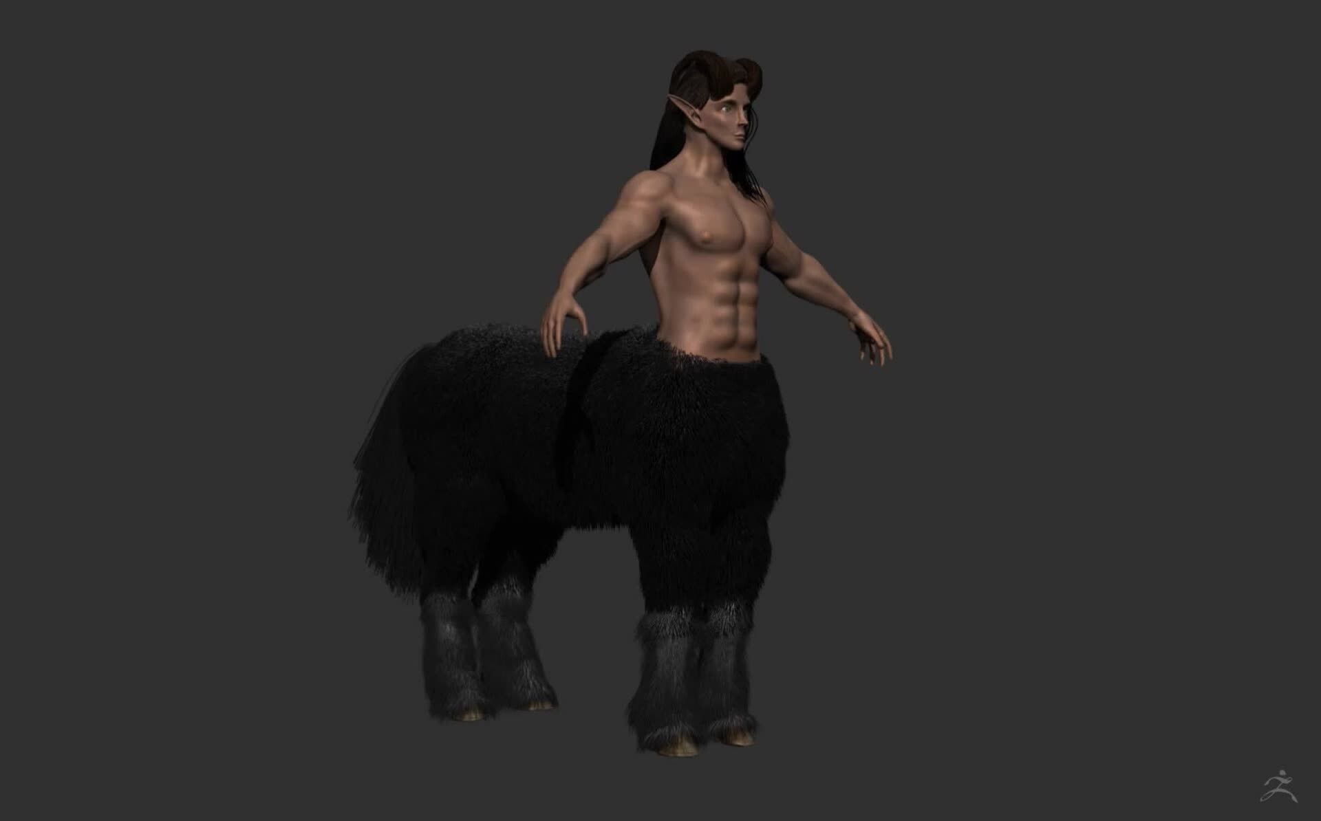 ArtStation - Centaur 3D Modeling