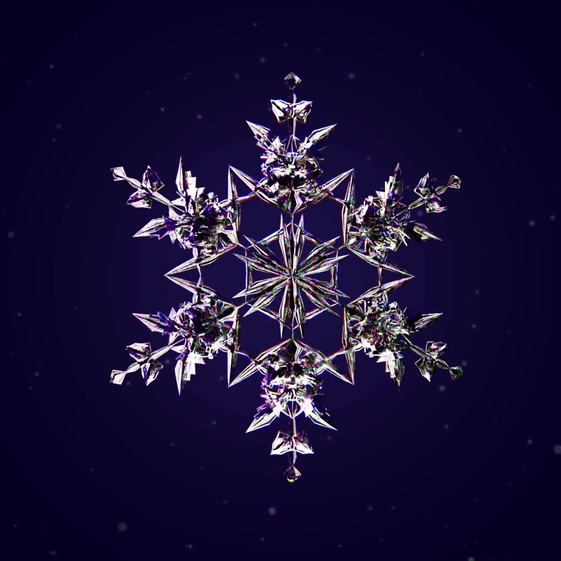 ArtStation - Snowflakes with Blender nodes