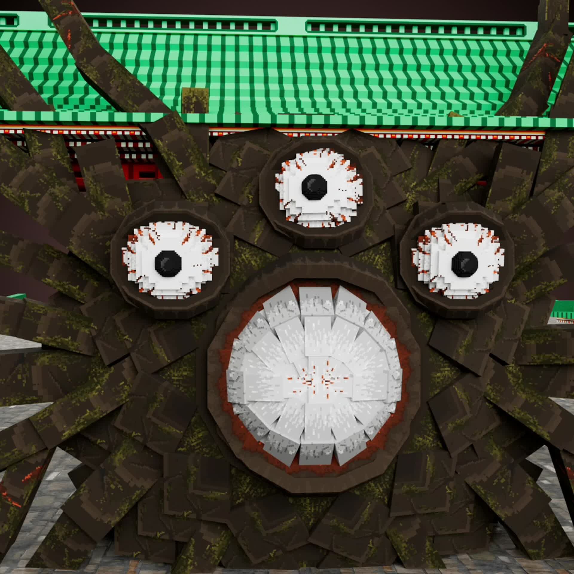 ArtStation - THE ROOTED MAN Voxel