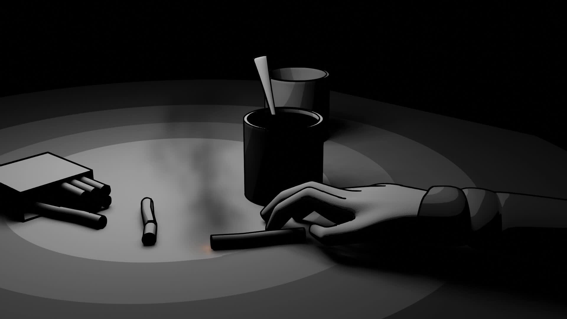 ArtStation - Toon Noir Table