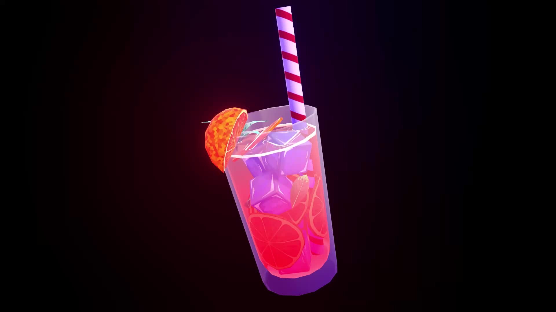 ArtStation - Stylized Refreshing Orange Soda