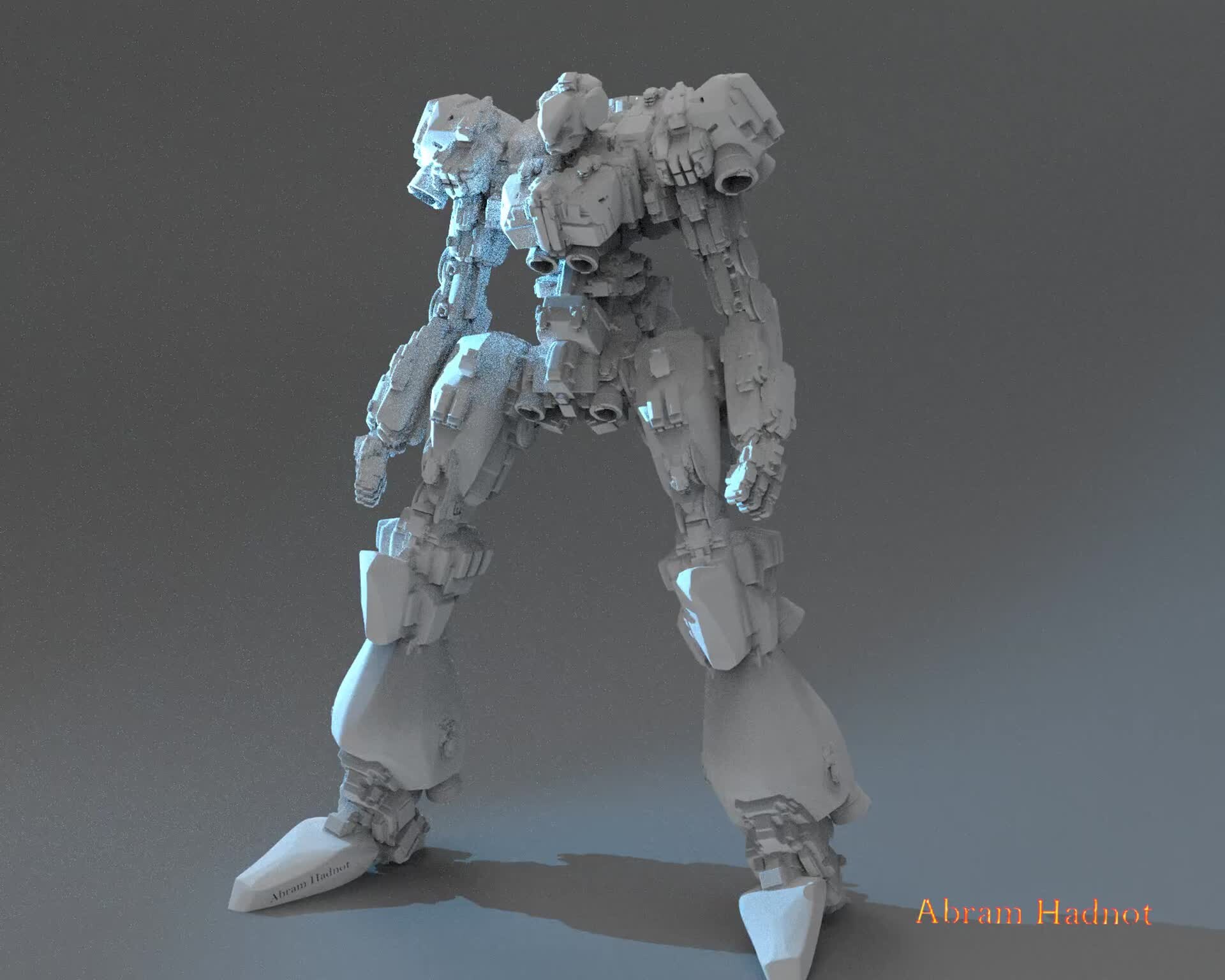 ArtStation - Golem Mecha