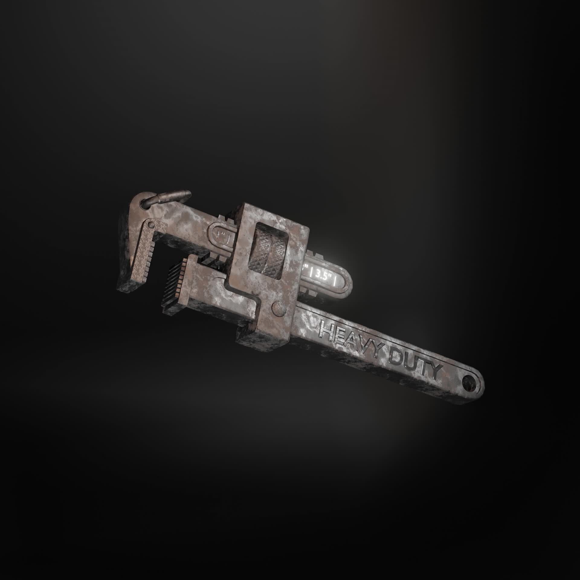ArtStation - Adjustable wrench