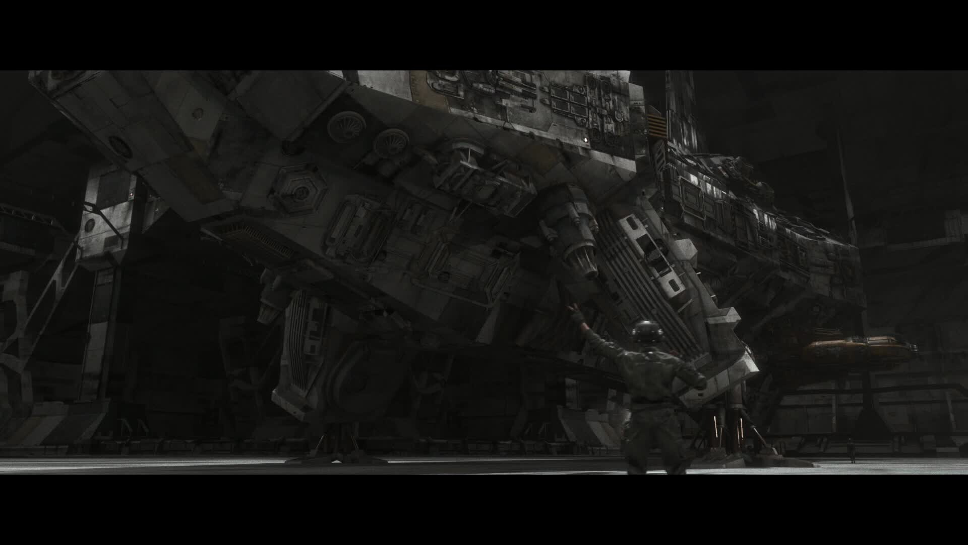 ArtStation - Unloading the freight (Sci-fi kitbashing practive)