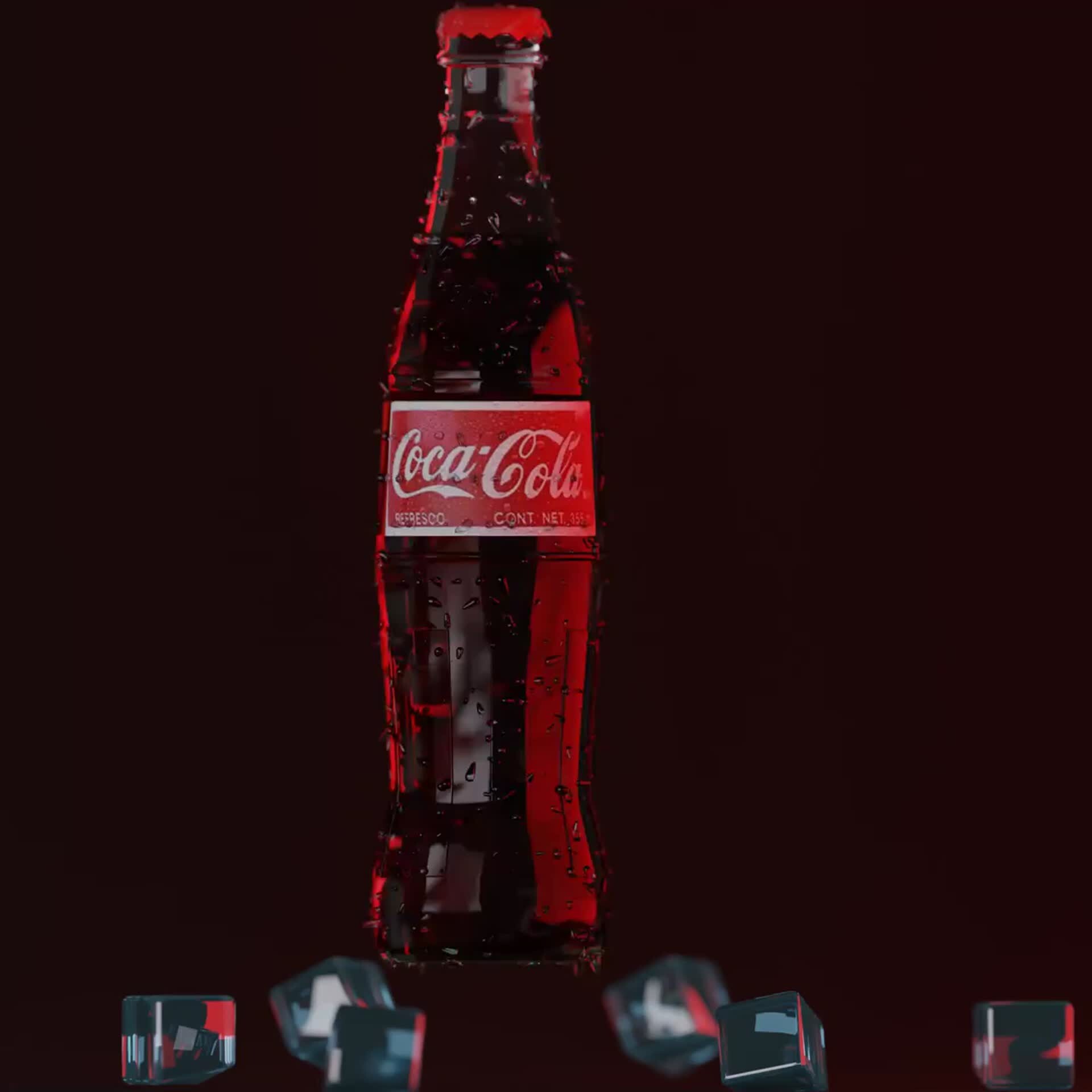 ArtStation - CoCa_Cola drink animation
