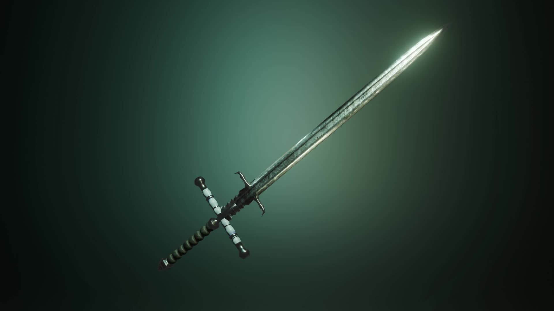 ArtStation - 3d model of two-handed sword