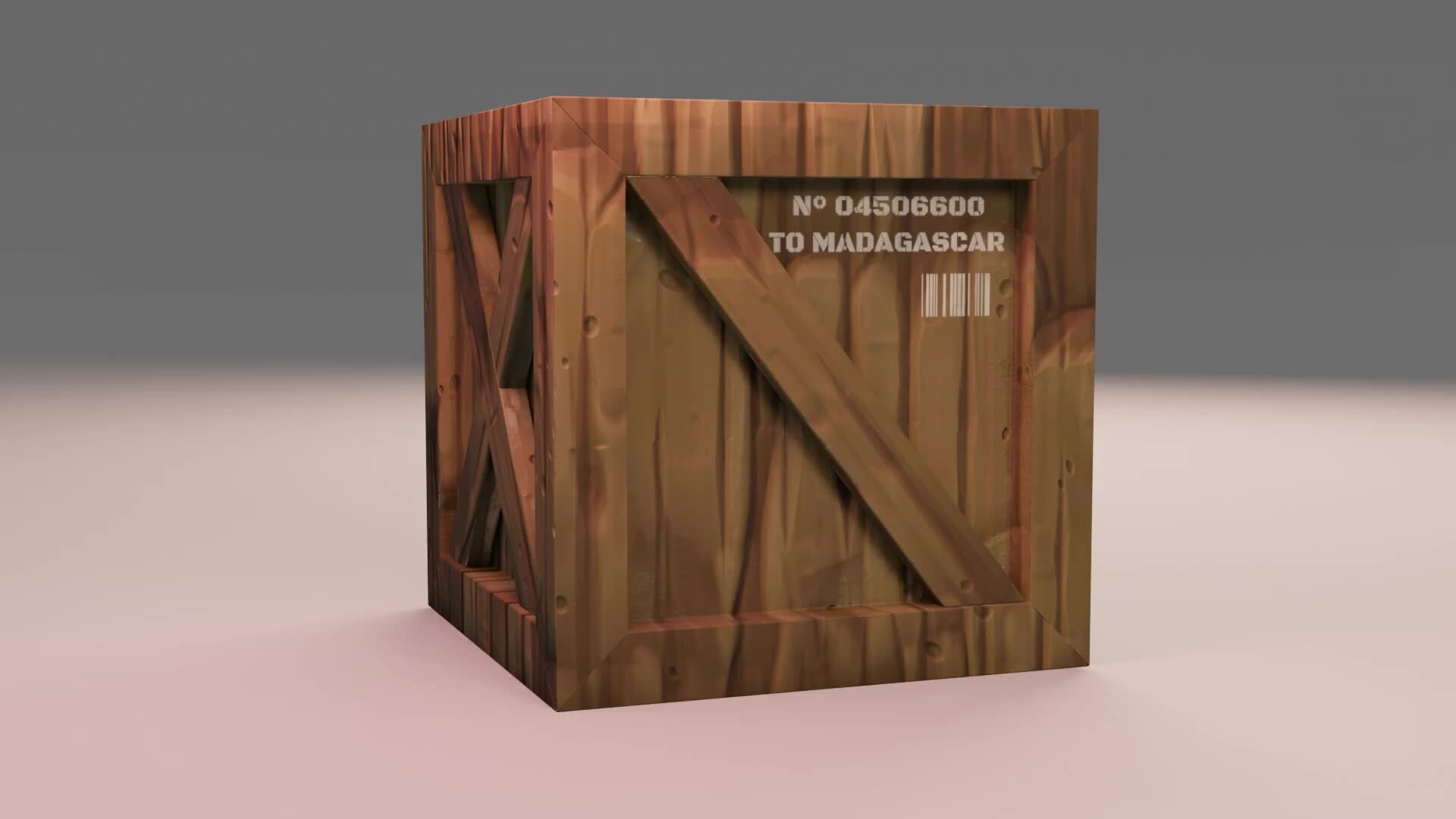 ArtStation - Stylised Wood Crate
