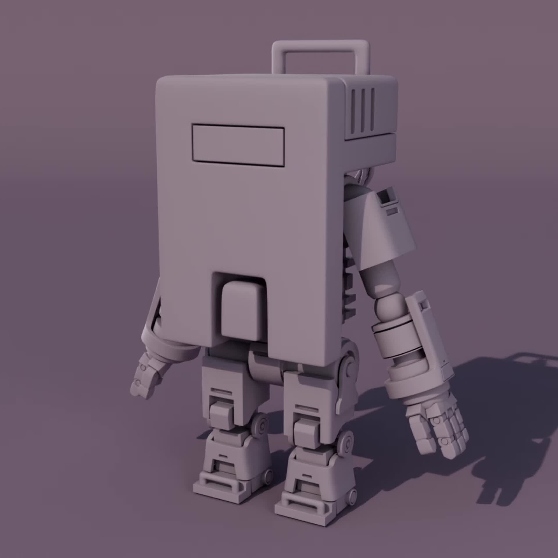 ArtStation - Big Head Robot