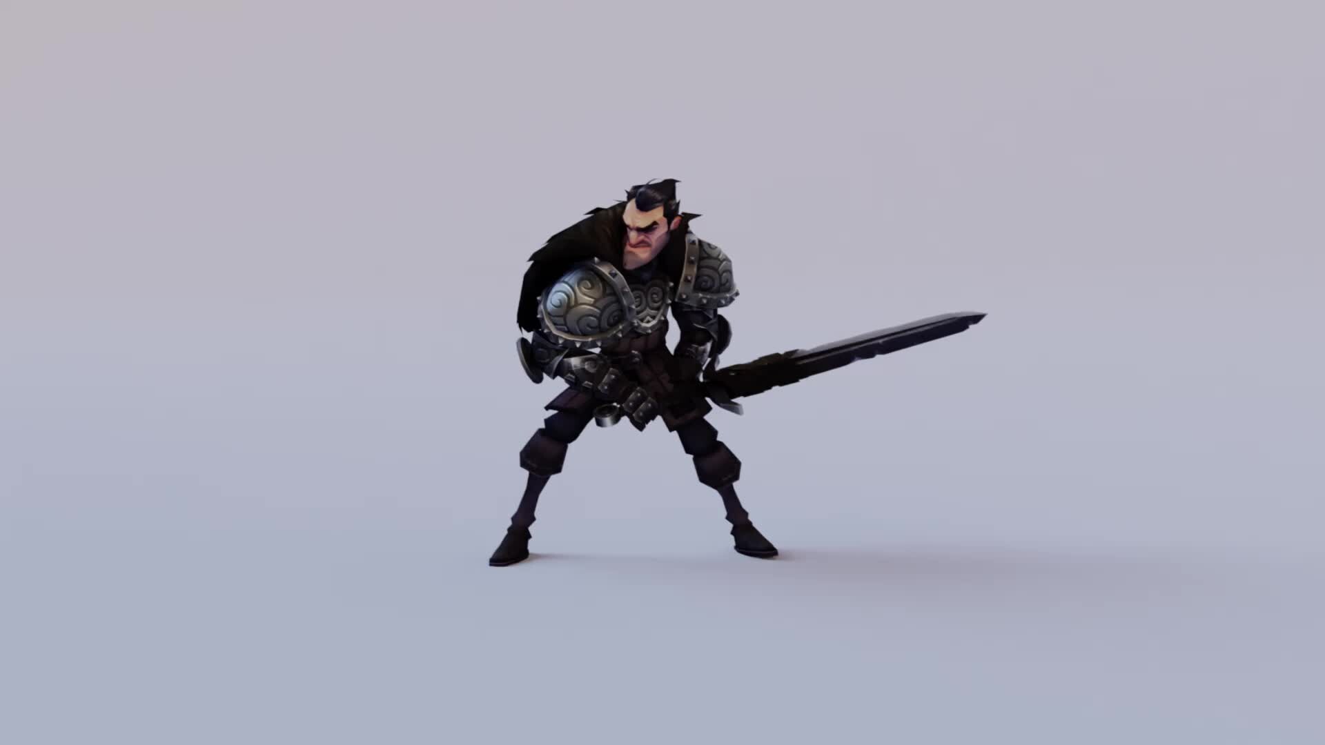 ArtStation - Animation practice of heavy strike 🗡️