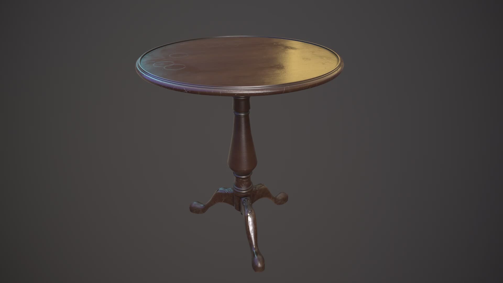 ArtStation - Antique Table Prop